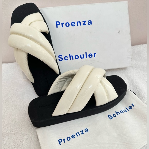 Proenza Schouler | Shoes | Proenza Schouler Natural Square Toe Float ...
